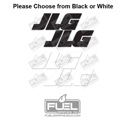 JLG Premium Vinyl Decal / Sticker 2-Pack - Aerial Equipment, Vertical ...