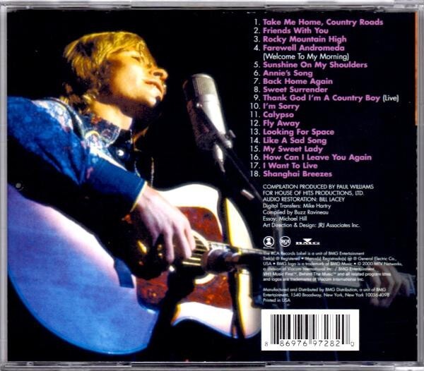 VH1 Music First: Behind The Music - The John Denver Collection CD ...