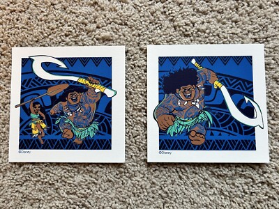 DISNEY MOANA CYCLOPS PRINT WORKS 5 X 5 HANDBILL BY BILL SCHWAB | eBay