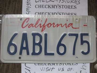California Cursive "Lipstick" Style # 6ABL675 GOOD CONDITION ONE (1 ...