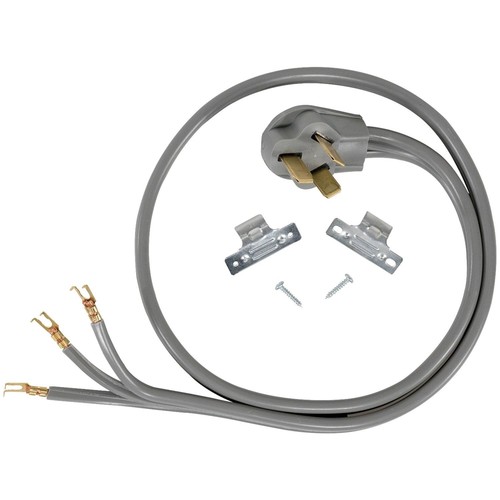 4FT 50A Range Power Cord 3-Prong Open-End Connectors Copper Wire | eBay