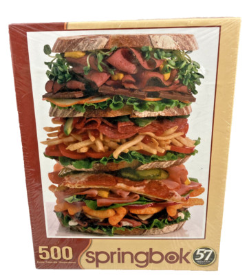 SNACK STACK Jigsaw Puzzle 500 pieces by Springbok NEW & Sealed | eBay