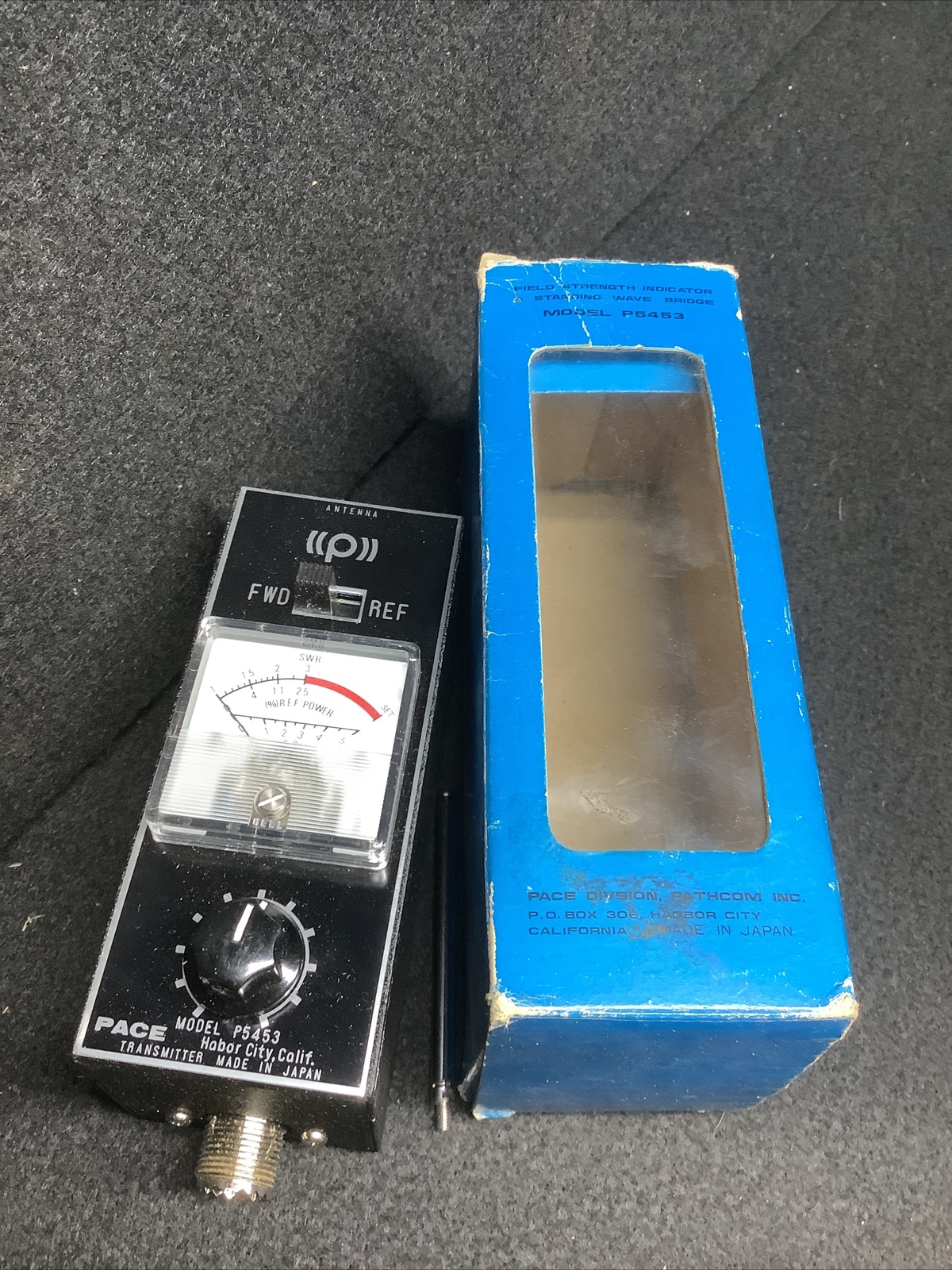 Pace Model P5453 RF Transmitter SWR Meter With Cable for sale online | eBay