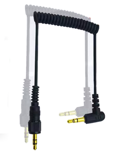 Locking 3.5mm TRS to L-shaped 3.5mm Camera Conversion Cable Cord for ...