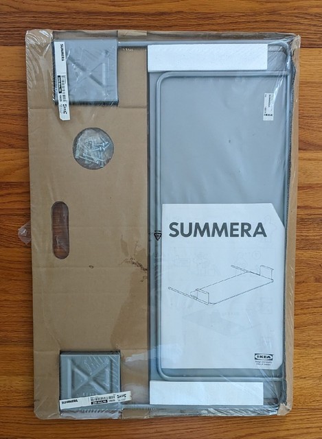 IKEA SummerA Gray Metal Sliding Pull-out Keyboard Shelf 10035 for sale ...