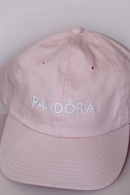 NEW PANDORA JEWELRY Embroidered baseball cap adjustable vented PINK ...