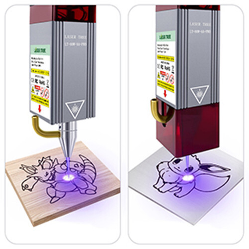 450nm 80W Laser Module Head for Laser Machine DIY engraving wood tools ...