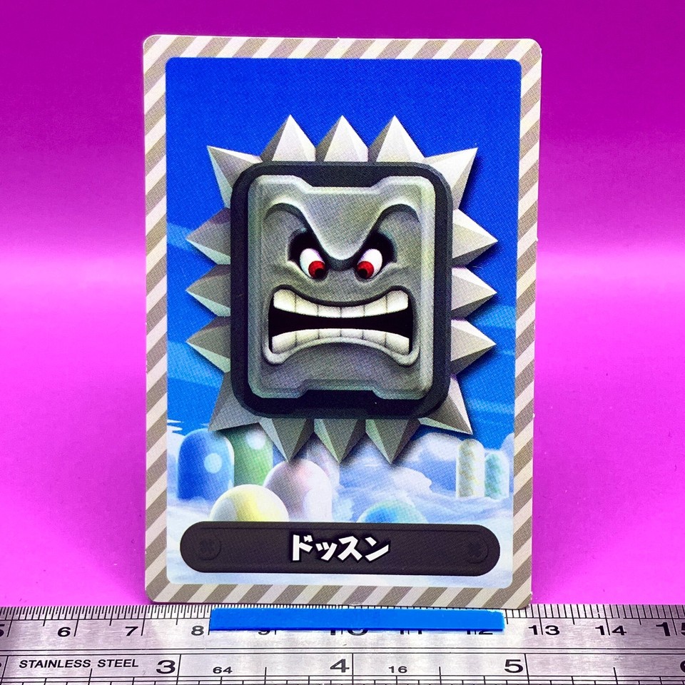Thwomp Super Mario Bros Trading Card Nintendo Top TCG Japanese #702 | eBay