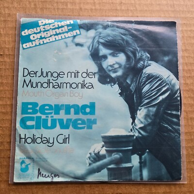 BERND CLUVER Der Junge Mit Der Mundharmonika NO RECORD!!! PICTURE ...