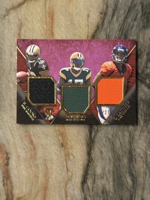 2014 Davante Adam’s Brandin Cooks Latimer Rookie Card /27 Topps Trios ...