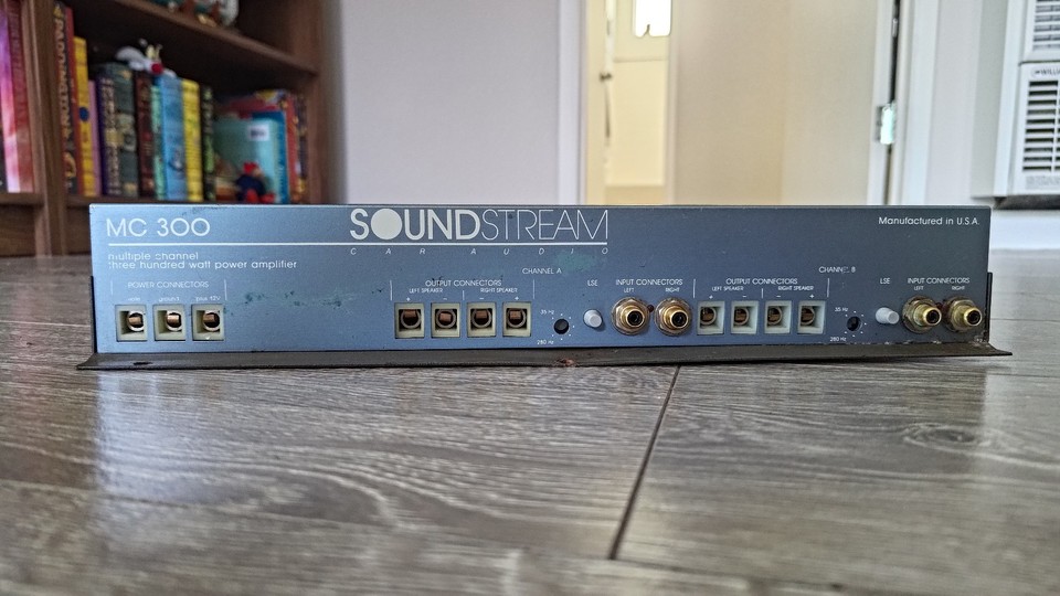 SOUNDSTREAM TECHNOLOGIES MC300 old school car audio amplifier | eBay