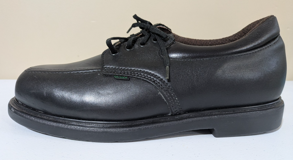 Red Wing Postman USPS Men's 10.5 D Black Leather Steel Toe Postal Shoes ...