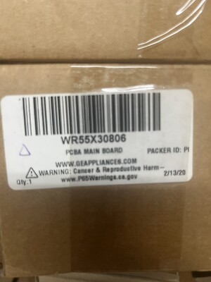 GE Refrigerator Main Control Board Original Part# WR55X30806 #2f | eBay