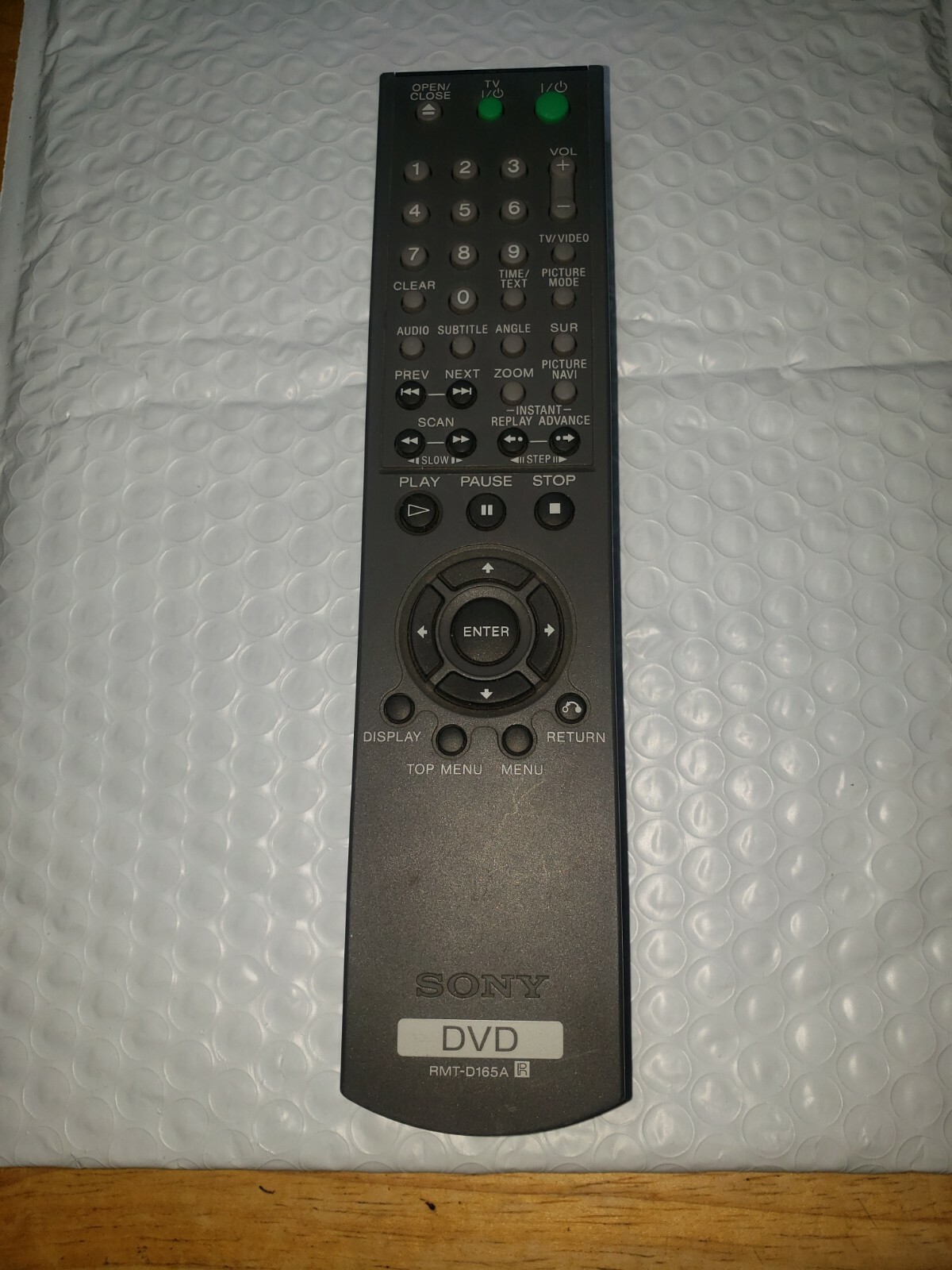 Sony DVD Player Remote Control TESTED RMT-D165A - DVP-NS501 DVP-NS575 ...