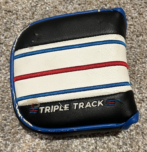 Odyssey Triple Track Mallet Putter Head Cover Black/Red/White/Blue ...