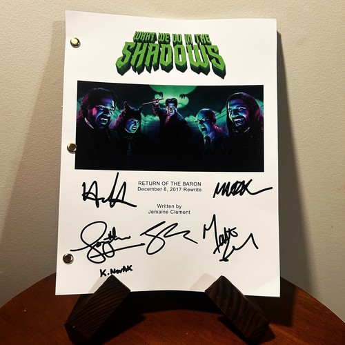 What We Do In The Shadows TV Show Script Signed Autographed Pilot ...