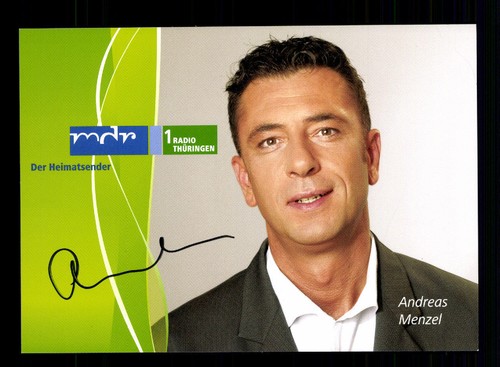 Andreas Menzel MDR Autogrammkarte Original Signiert # BC 73284 | eBay