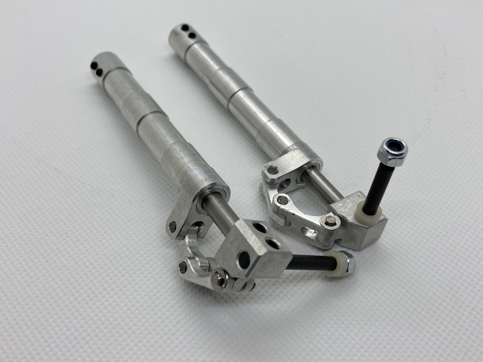 110mm Main CNC Machined Aluminum Oleo Struts Landing Gear 5mm pin | eBay