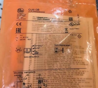 NEW IFM OJ5136 Laser Sensor | eBay