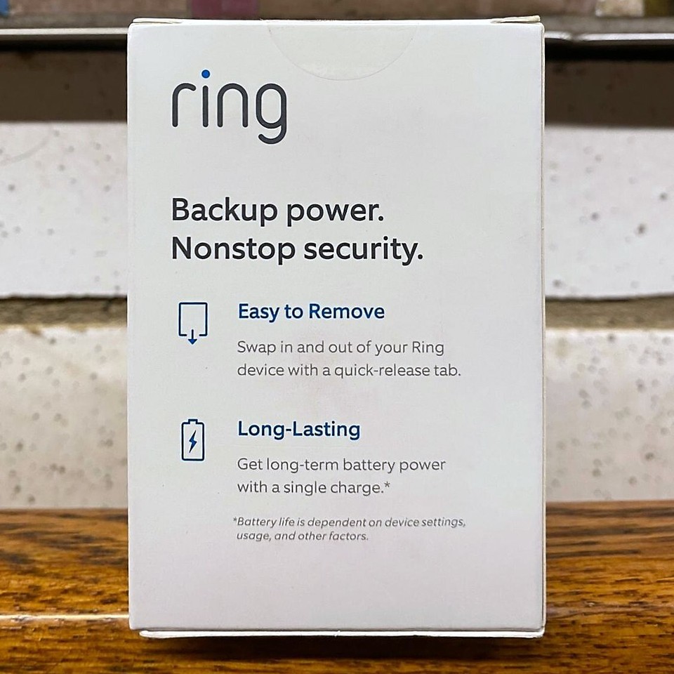 🟢-NEW Rechargeable Battery Pack For Ring Video Door Bell 2, 3, 4 Quick ...