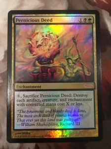 Pernicious Deed - Judge Promo Foil - NM / MINT - MTG | eBay