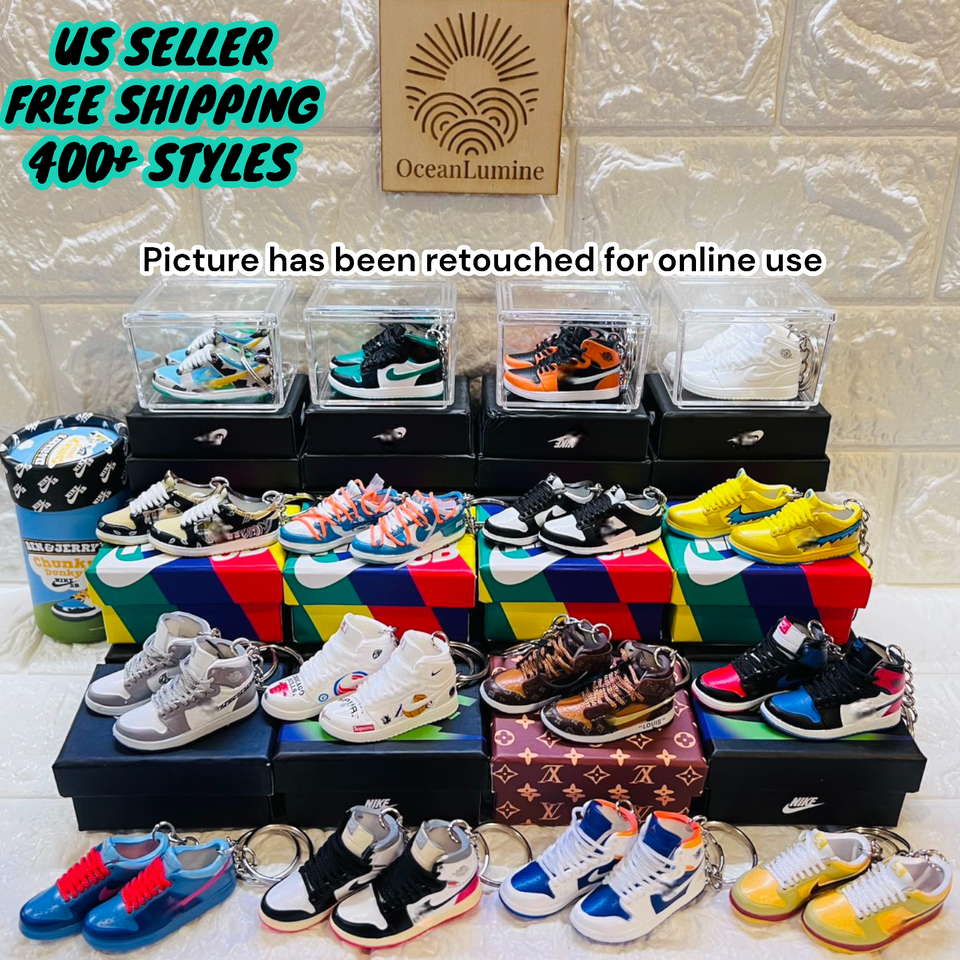 PART 6- Jordan SB Dunk Key Chains Collectible Mini Shoe Keyring With ...