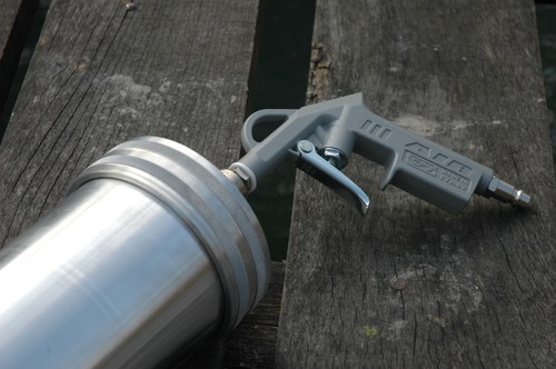 Carpspot Boiliegun für 4kg + 3 Düsen Teigpresse Boilie Roller Druckluft ...