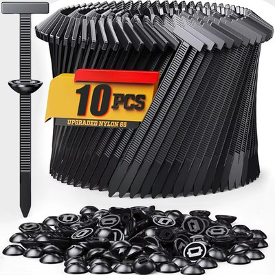 Nylon Universal Cable Tie with Pin & Button – Heavy Duty Zip Ties for ...