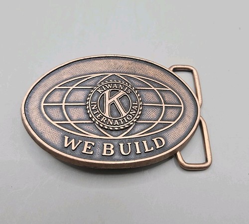 Kiwanis International We Build Belt Buckle | eBay
