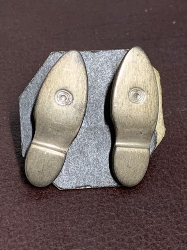 SHOE SOLES BRONZE Tone Lapel Tie Tac Pin | eBay