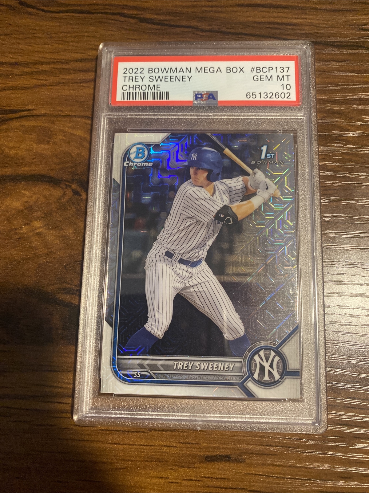 2022 Bowman Chrome Mega Box Trey Sweeney 1st Bowman Refractor PSA 10 ...