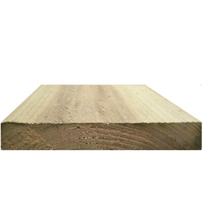 6" x 1" Treated Timber Sample Gravel Board Cladding Sample Timber ...