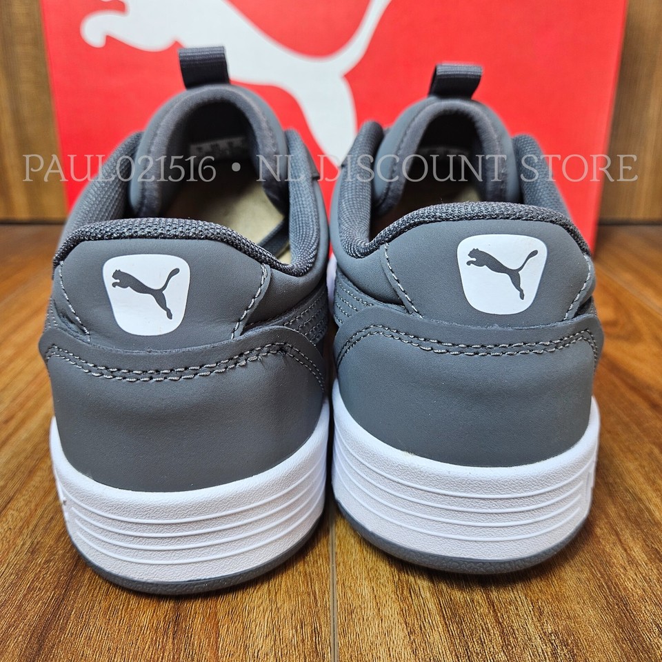 PUMA Men's Skate Sneakers Lace-up Court Shoes ~ Gray ~ Various Sizes | eBay
