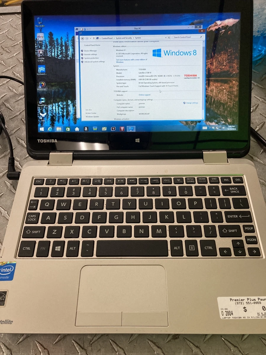 Toshiba Laptops Windows 8