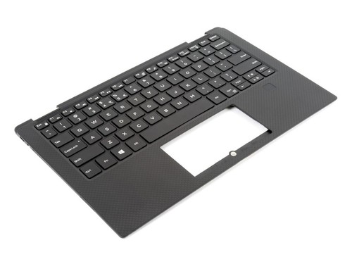 NEW Dell XPS 13 9365 2-in-1 Bio'ric Palmrest + US ENGLISH Keyboard ...
