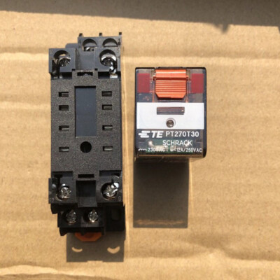5Pcs TYCO PT270T30 230VAC Power Relay with 18FF-2Z-C2 SOCKET | eBay