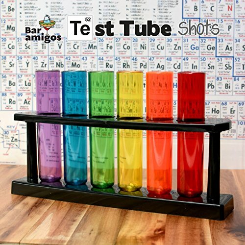 CKB LTD - Bar Amigos- Test Tube Party Drink Shots - Multi colour - Set ...