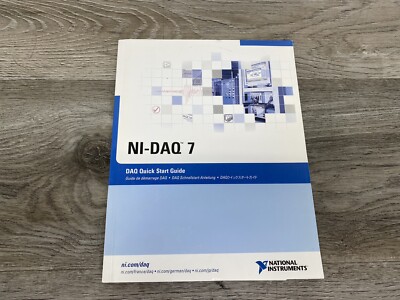 National Instruments 323235D-01 - NI-DAQ 7 Quick Start Guide | eBay
