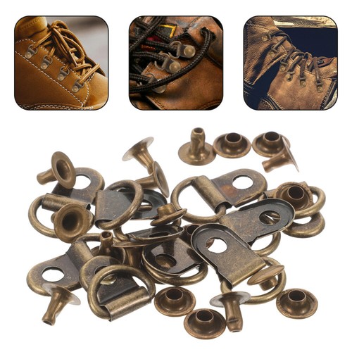 20 Pcs Boot Eyelet Repair Shoelace Buckles Metal Shoes | eBay