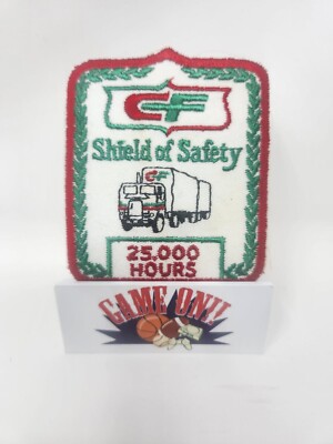 Consolidated Freightways CF Shield of Safety 25000 Hours Patch BUF | eBay