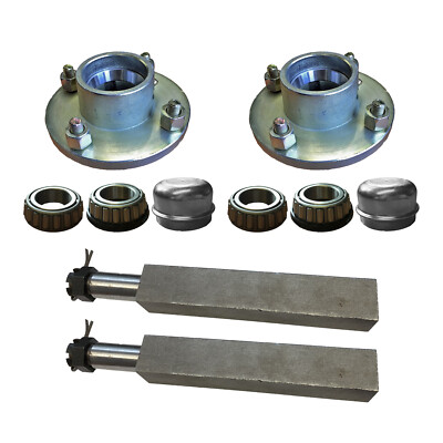 Trailer Stub Axles and Hubs Mini Hubs for Off Road Livestock/ATV/Quad ...