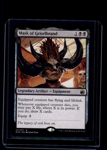 MTG Mask of Griselbrand #111 Rare Innistrad: Midnight Hunt | eBay