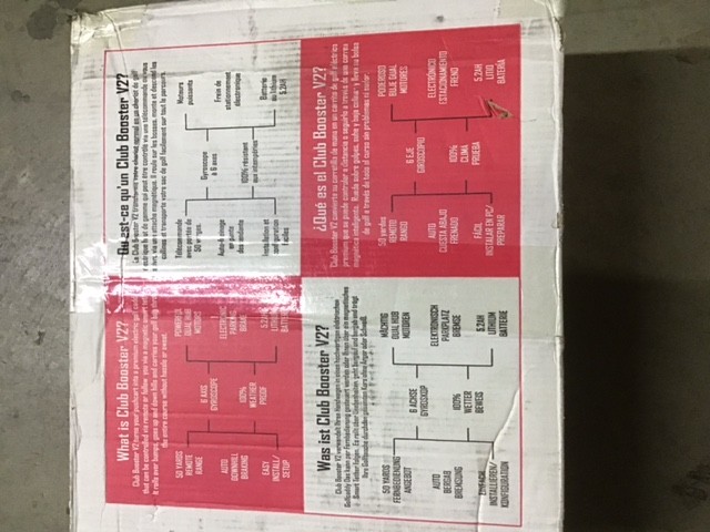 Alphard Golf Club Booster V2 - 24 Black, With Remote, Works On Any Golf ...