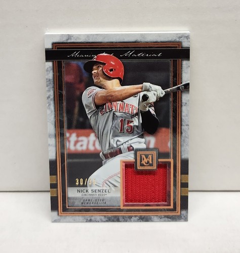 NICK SENZEL 2020 Topps Museum Meaningful Materials COPPER ~ Jersey #'d ...