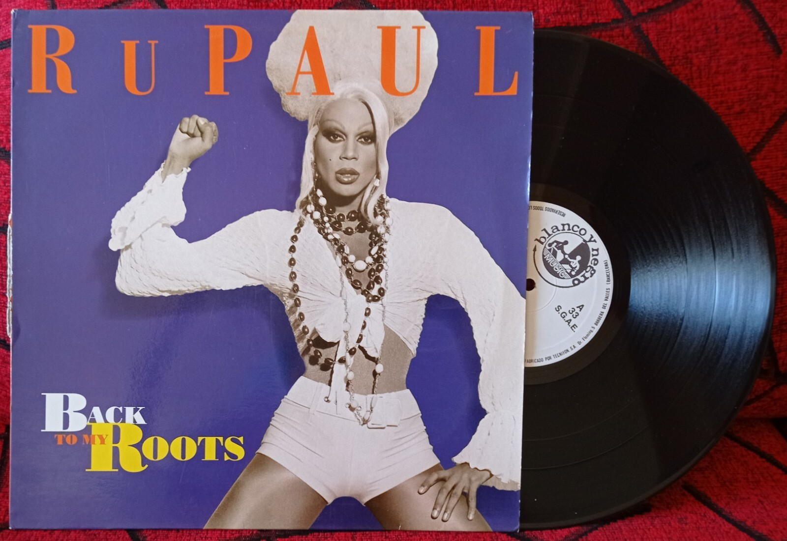 RuPAUL** Back To My Roots ** ORIGINAL 1993 SPAIN 12" SINGLE | eBay