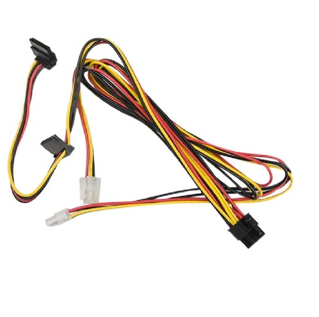Supermicro CBL-PWEX-0485-01 Power Cable 8P to 2 2x2(50/60CM) & 2 SATA ...