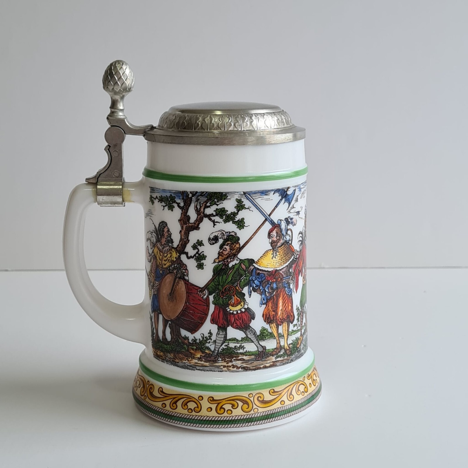 Original BMF Beer Stein Lidded Zinn Beer Mug,German Beer Stein,German ...