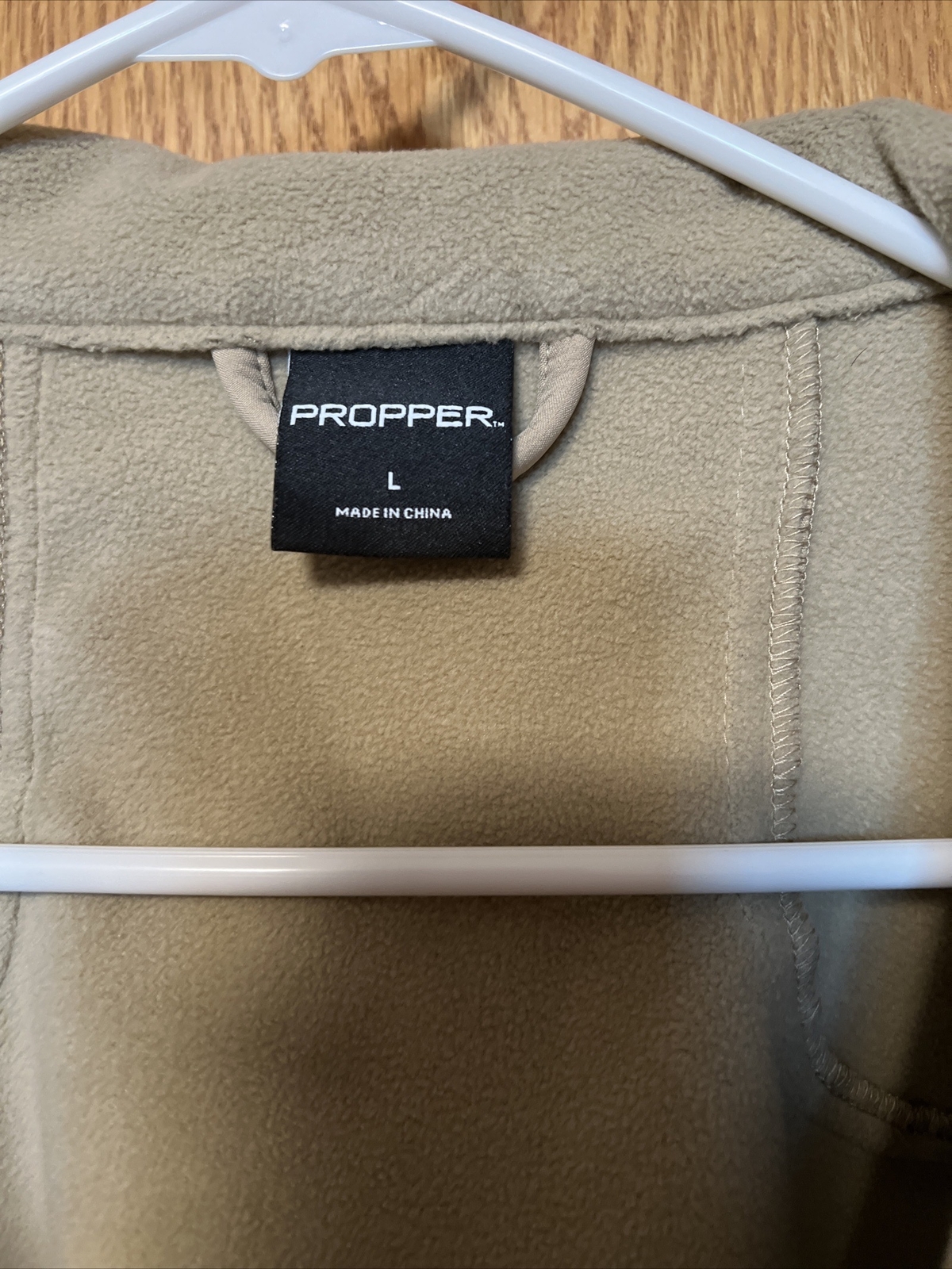 NWT Propper BA LS1 Softshell Men L Large Tan Desert Zip Military Jacket ...