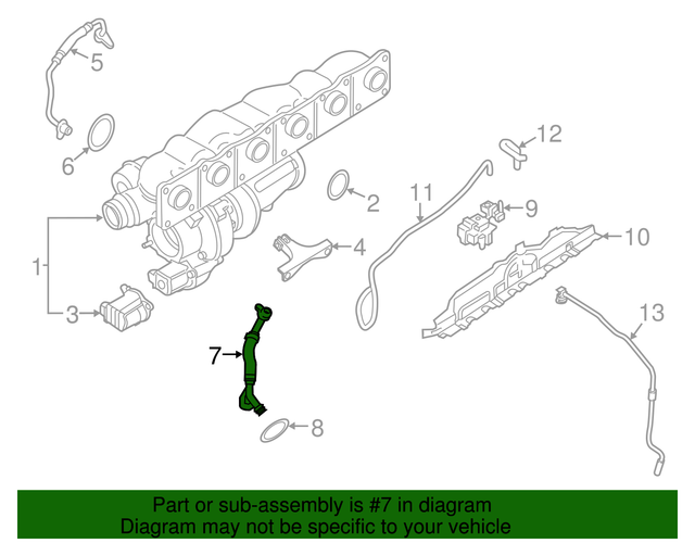 BMW 11427585403 Genuine OEM Oil Outlet Tube for sale online | eBay