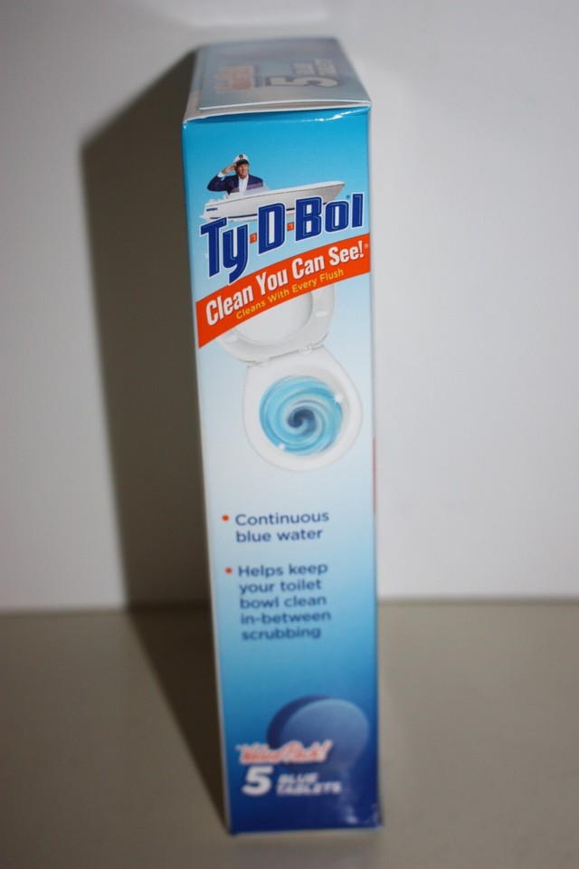 Ty-D-Bol Bleach Free Tablet Toilet Bowl Cleaners, 5 tablets NEW | eBay
